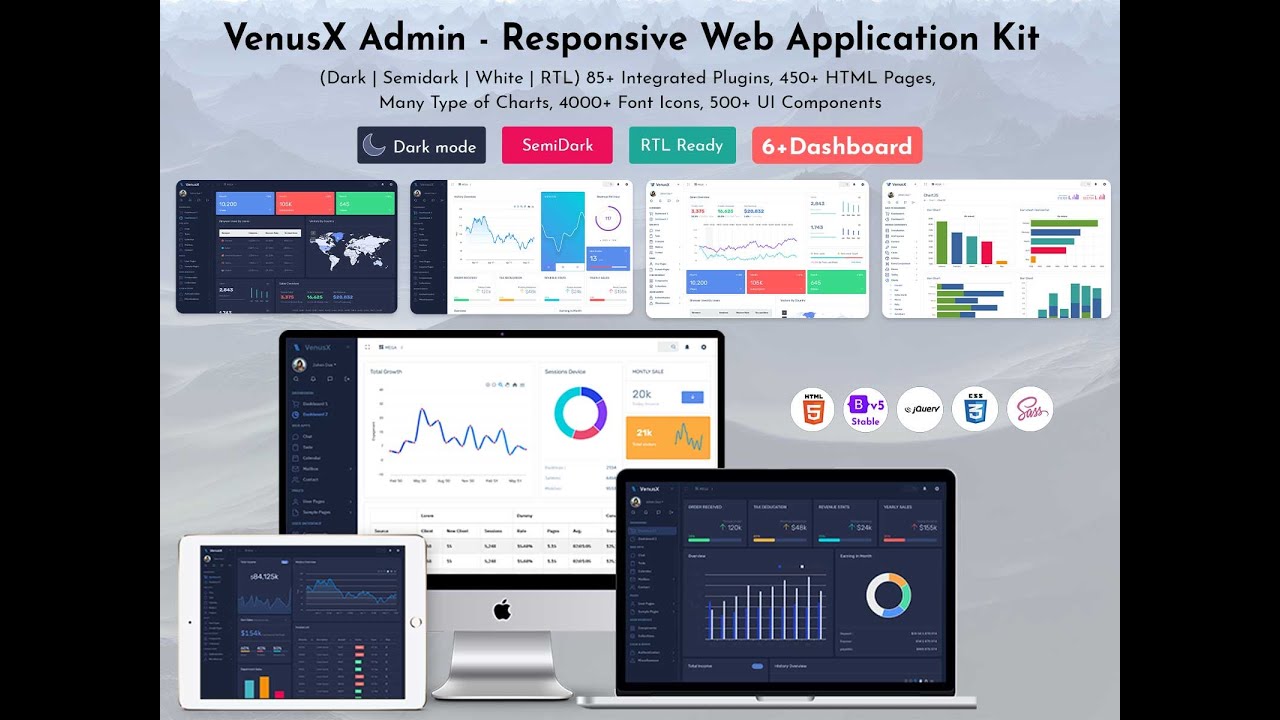 Bootstrap 5 Admin Templates with Responsive Admin Dashboard – VenusX