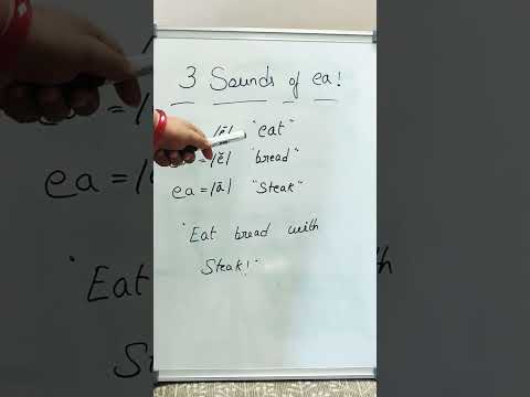 Three sounds of ea | 3 sounds of ea | vowel digraph ea | reading ea | ea words