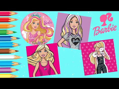 How to Color Barbie Dreamhouse Coloring Pages - Barbie Coloring Book