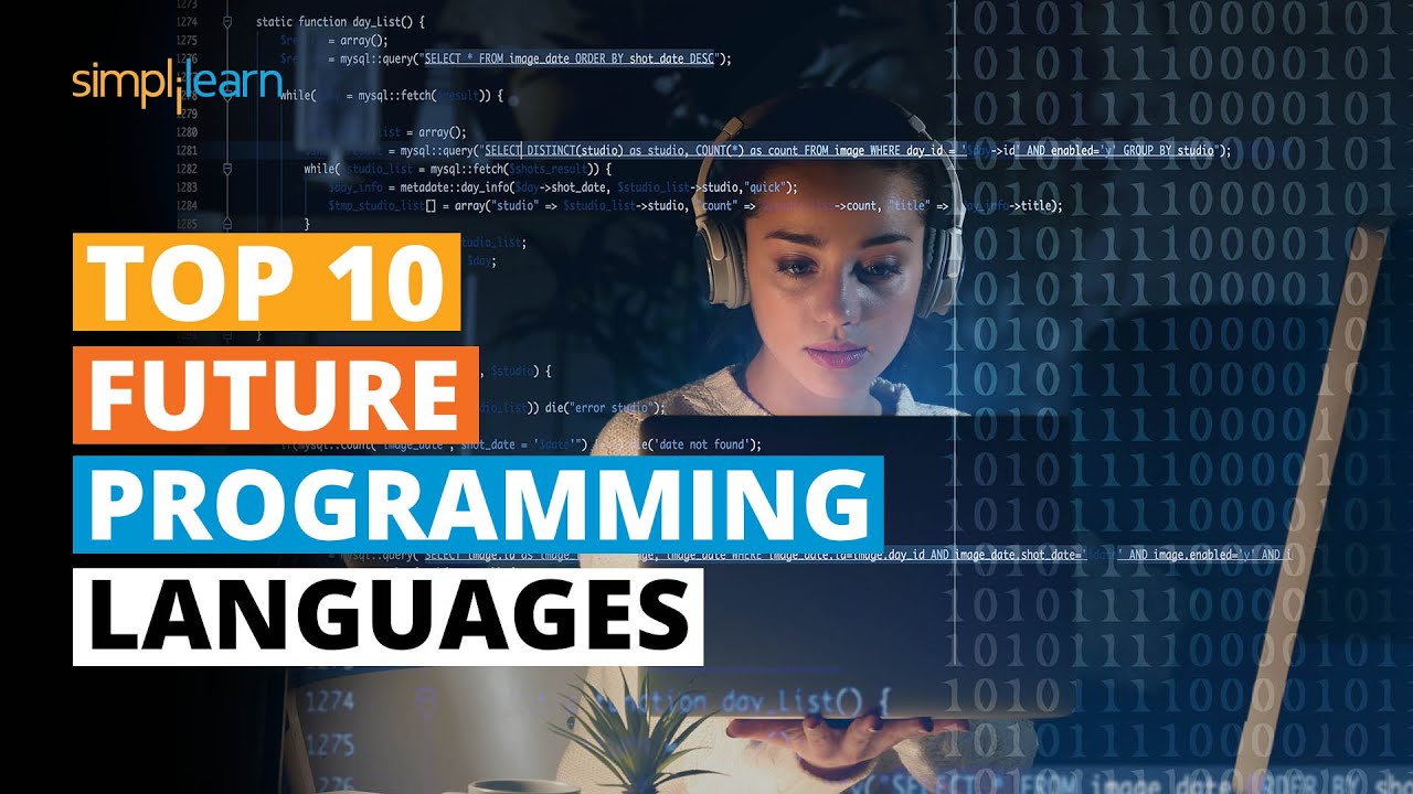 Top 10 Future Programming Languages | Upcoming Programming Languages | Simplilearn