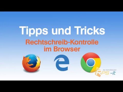 Rechtschreibprüfung im Browser