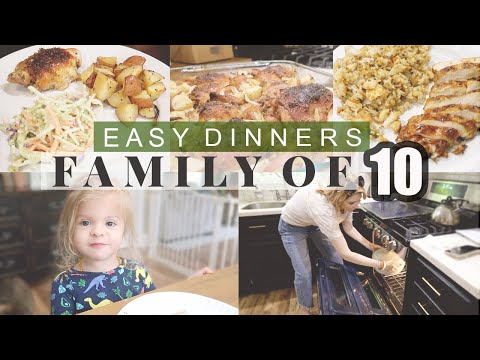BIG FAMILY MEAL IDEAS! \\ Cook With Us For Our Large Family of 10!