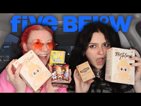 opening BLIND BOXES from Five Below! (+ LABUBUS!!)