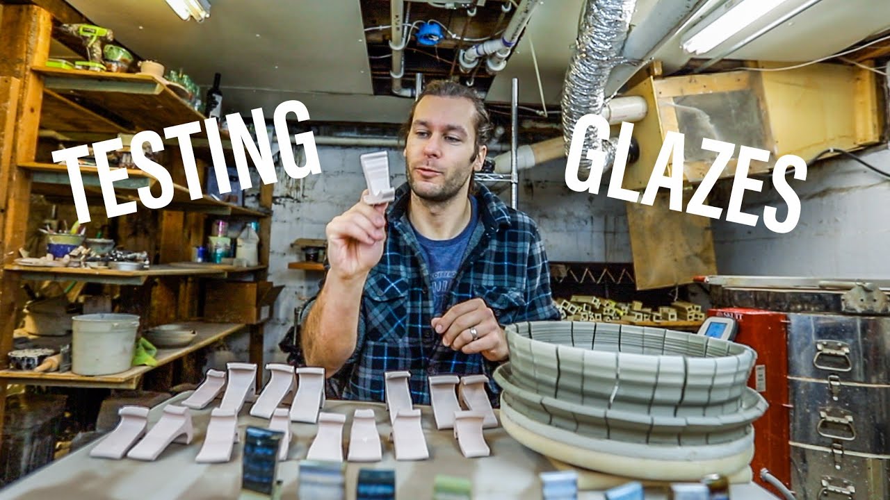 Throwing Test Tiles and Testing Glaze Combinations