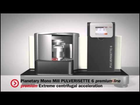 Planetary Ball Mill PULVERISETTE 6 premium line
