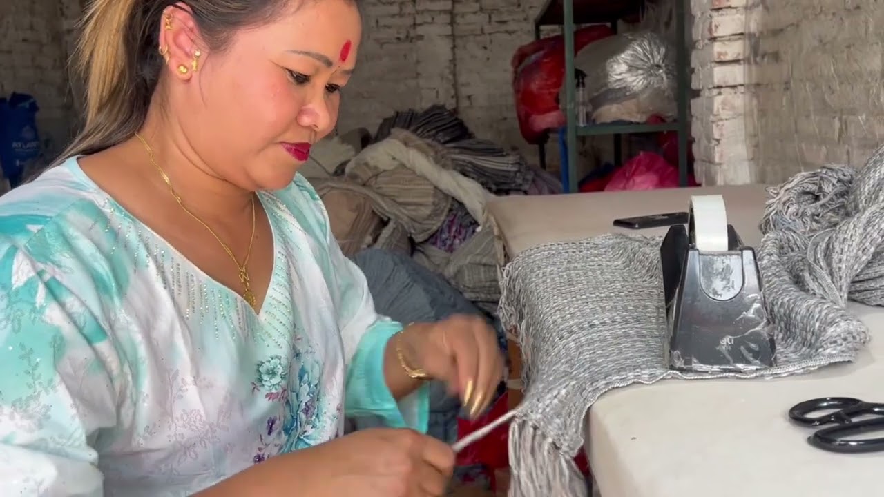 Making Journey of Handmade Pashmina Shawl Nepal   Unio Exports