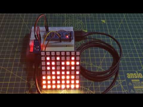 Realistic fire effect on a “NeoPixel” matrix | Luigi Di Fraia's e-Footsteps