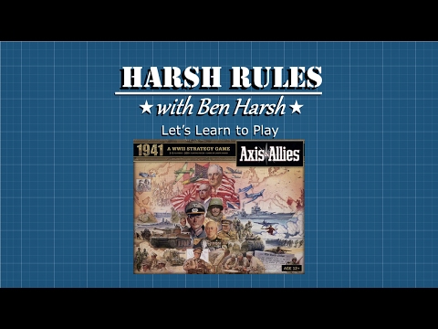 Harsh Rules - Let's Learn How To Play: Axis & Allies 1941