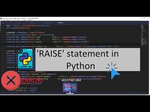 Python Raise keyword tutorial | Raising Exceptions/errors