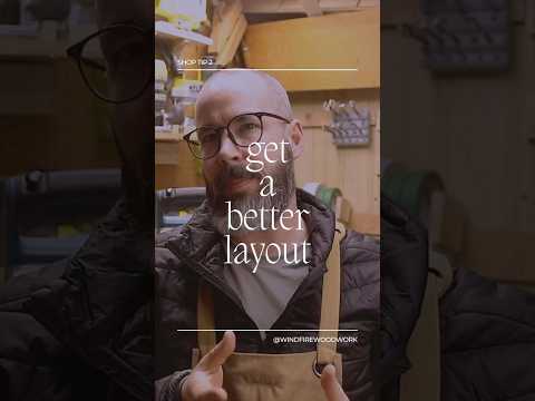 Your shop needs a better layout (Tip 2) #woodworking #woodshop
