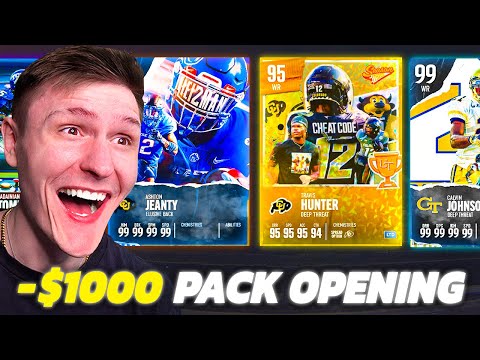 I Spent $1000 on the *GREATEST* CFB 25 Packs!