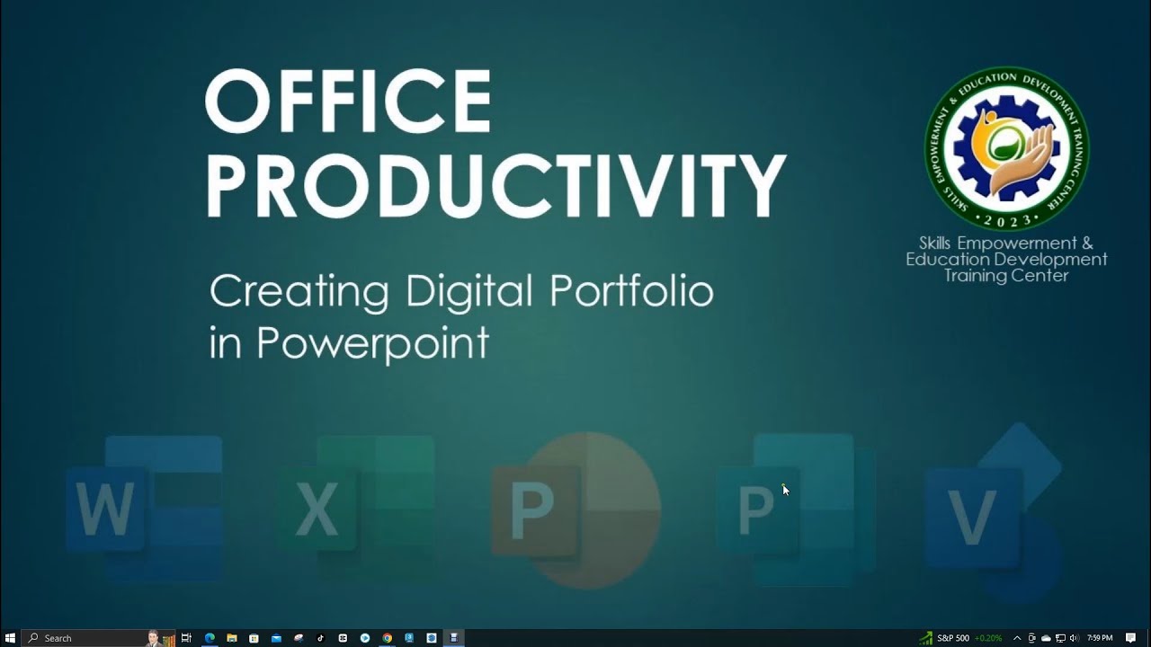 Creating Digital Portfolio in PowerPoint