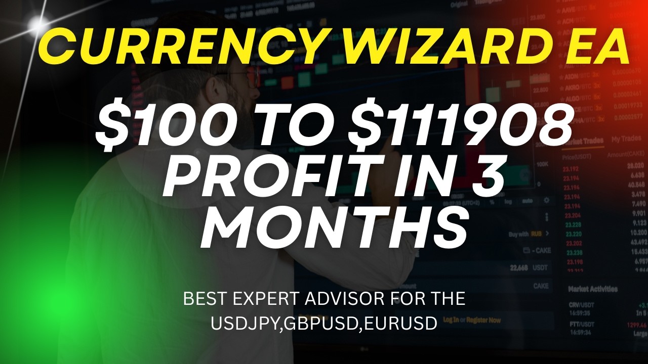 Currency Wizard EA Forex MT4 Robot $100 To $111908 Profit In 3 Months | Best forex robots