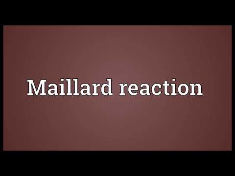 Maillard reaction Meaning