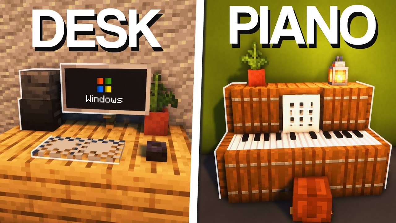 Minecraft: 15+ Interior Furniture Builds & Ideas! - Minecraft Builders