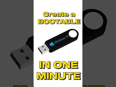 Create a USB as bootable in one Minute #bootable #USB #windows