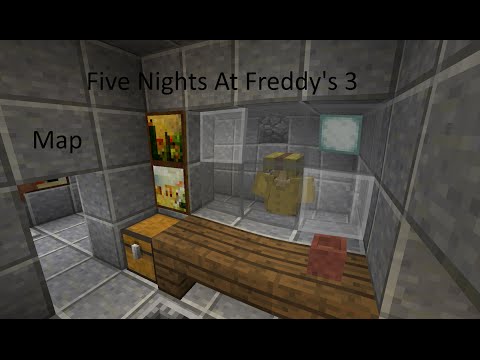 Five Nights At Freddy's 3 Full Map Minecraft Map