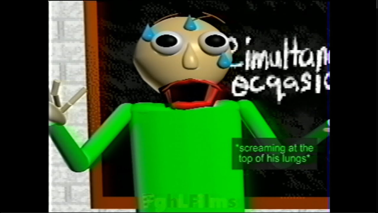 Baldi gets bullied, but with extra keyframes.