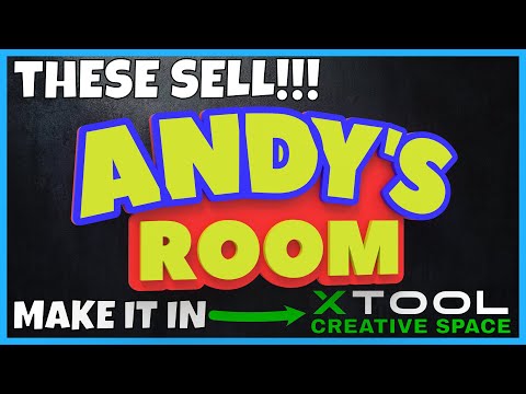 Make This Amazing Toy Story Room Sign in under 10 Minutes!