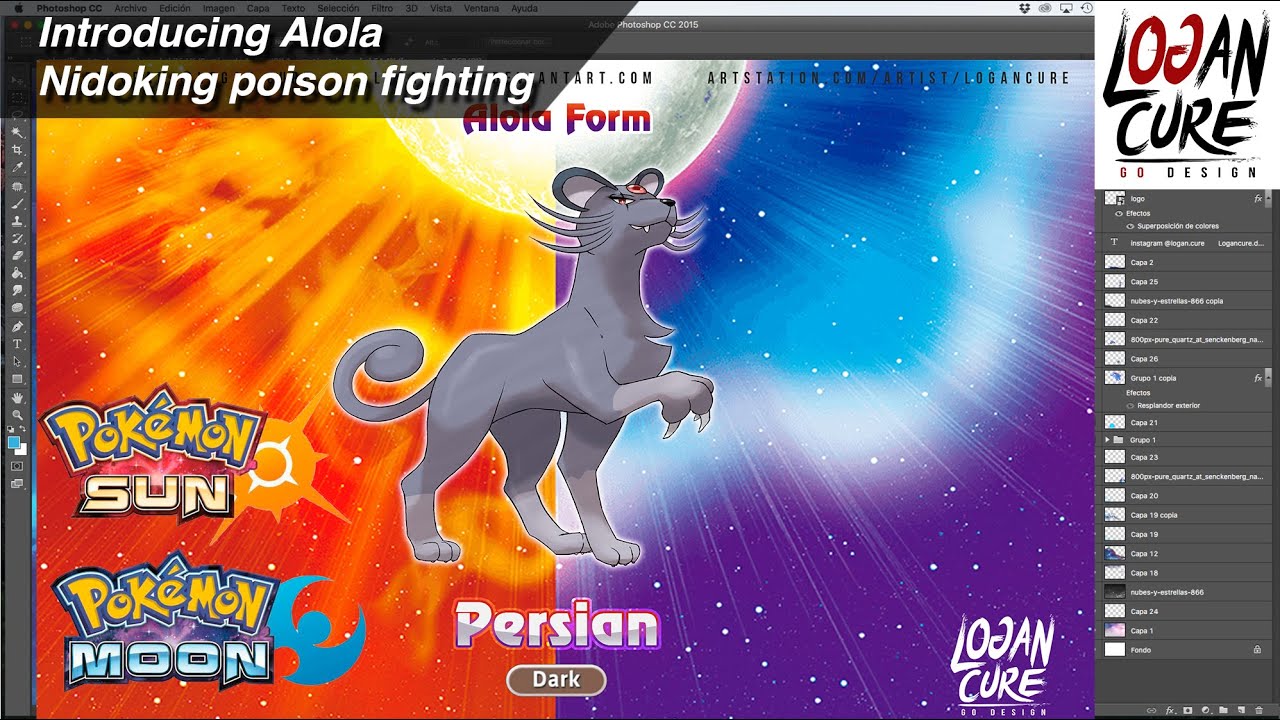 Introducing Alola Persian - Dark type