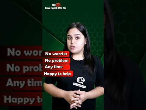 Learn English In 15 Seconds! Different Ways to Say 'You're welcome | Response to Thankyou