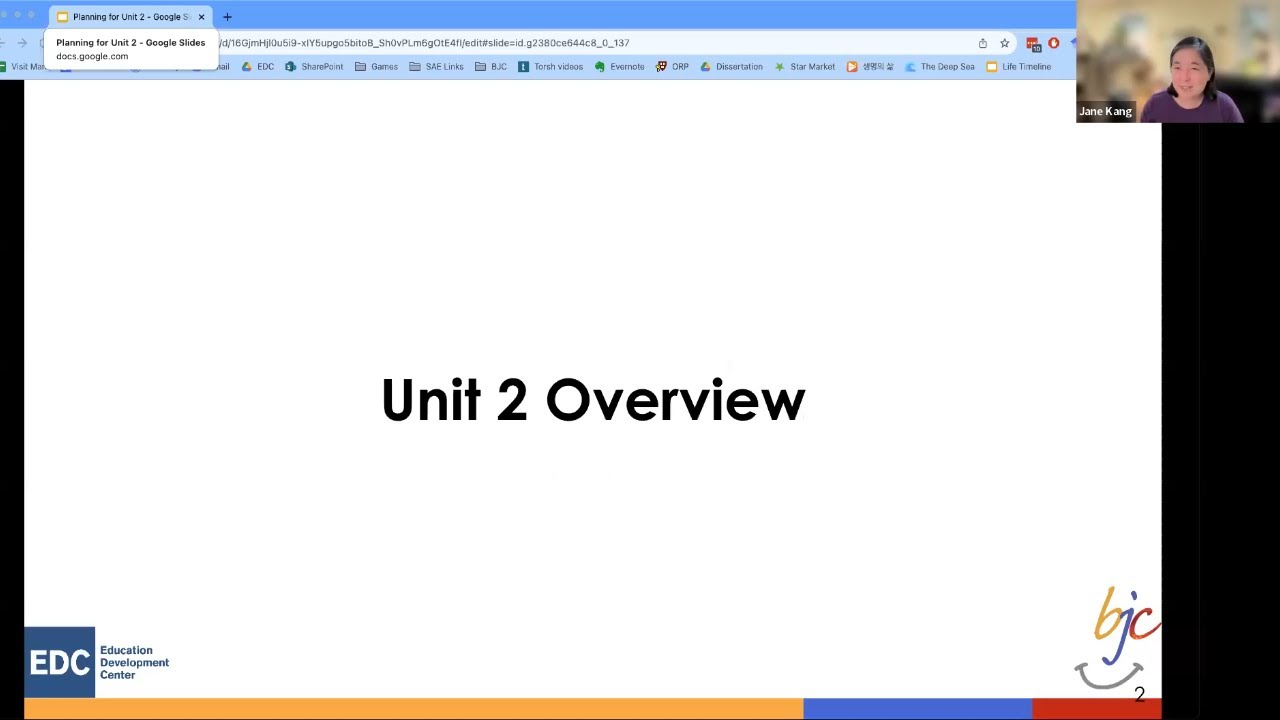 BJC Unit 2 Overview for Teachers