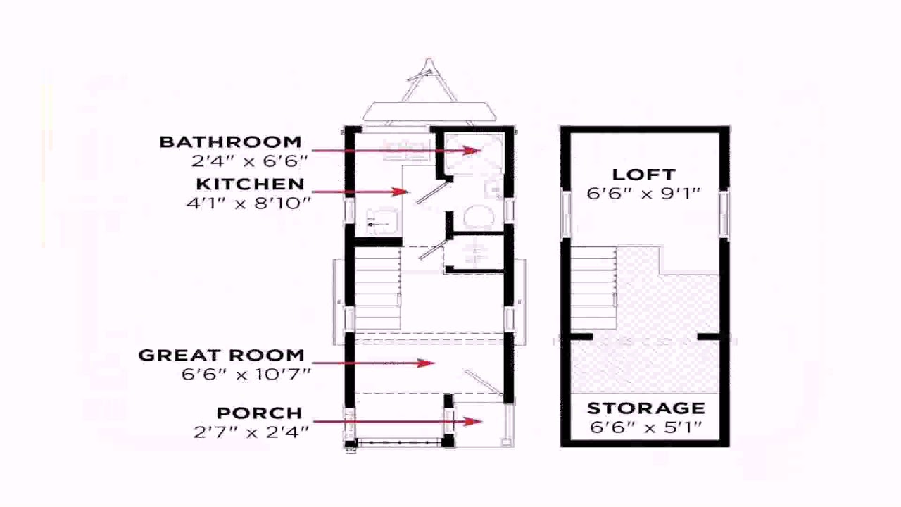 Tiny House Floor Plans With Measurements (see description)