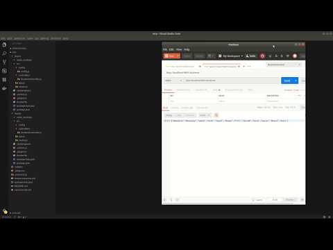docker compose nodejs microservice