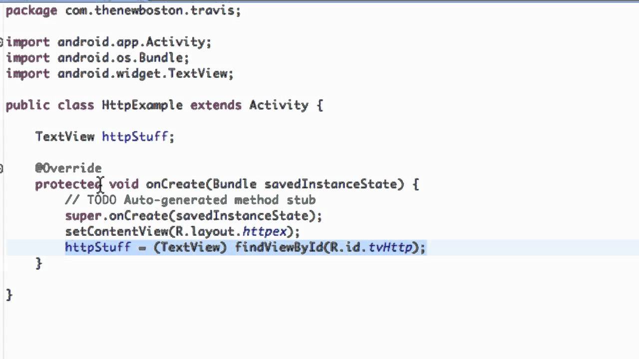 Android Application Development Tutorial - 147 - Introduction to HttpClient