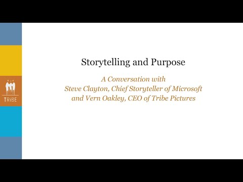 Storytelling and Purpose - Microsoft's Steve Clayton in Conversation with Vern Oakley
