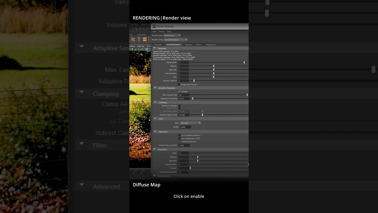 07.  Maya-Render Setup: Enable