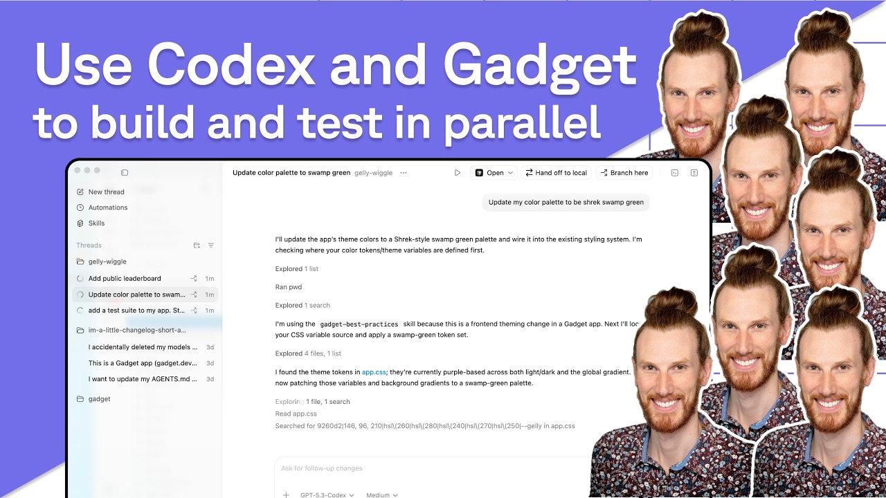 Use Codex and cloud dev environments to build and test in parallel