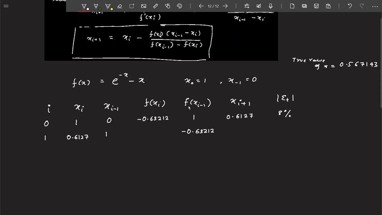 Lecture 3e: Secant Method