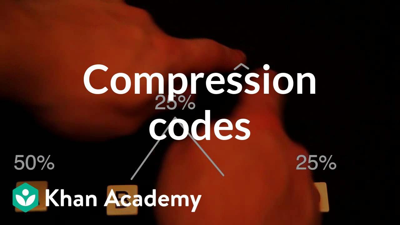 Compression codes | Journey into information theory | Computer Science | Khan Academy