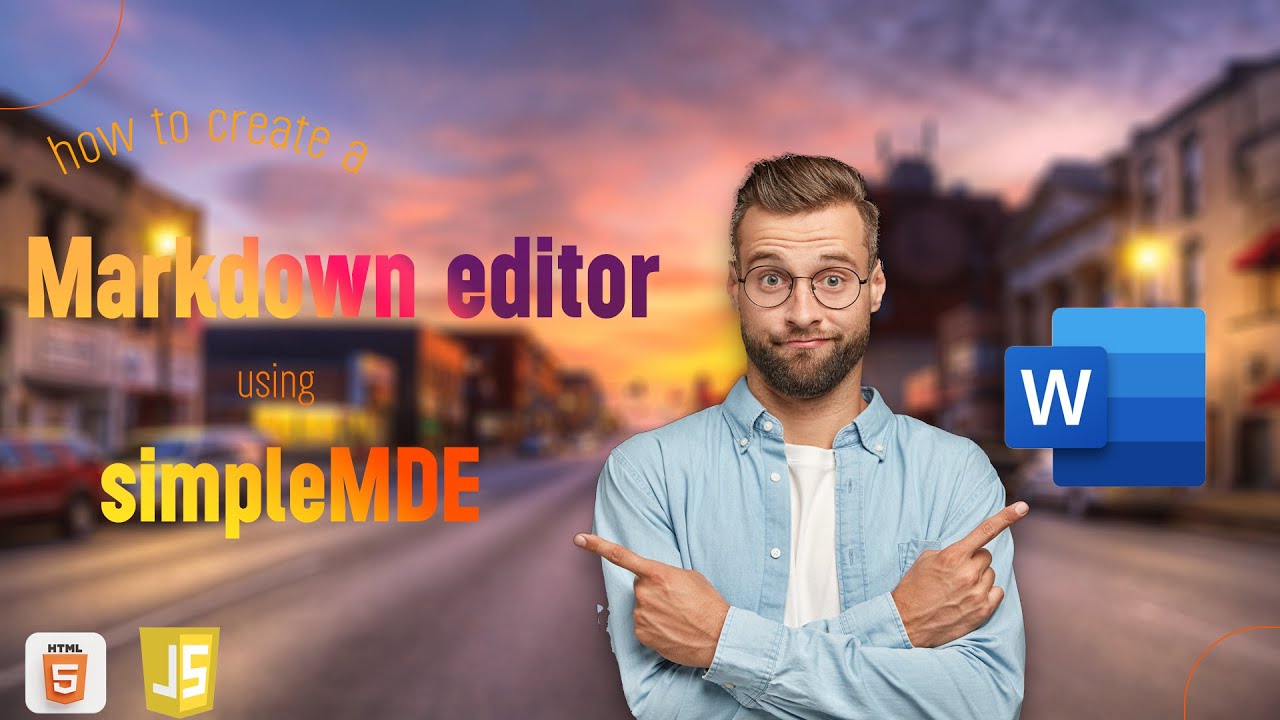 How to create a Markdown editor using simpleMDE