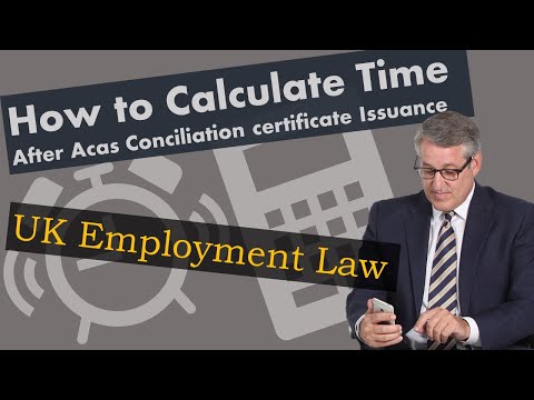 How to Count or Calculate Time after the Acas Certificate has been Issued?