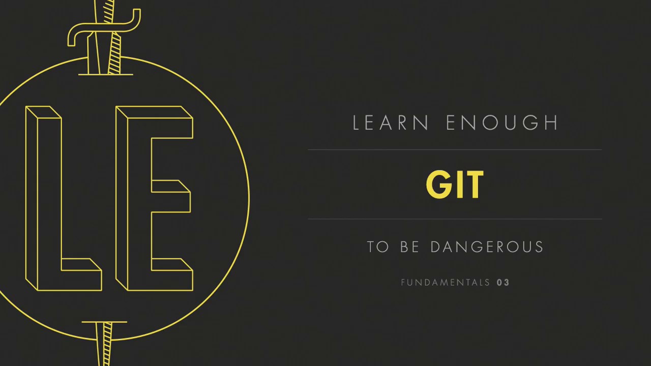Chapter 1: “Getting started” from Learn Enough Git to Be Dangerous by Michael Hartl