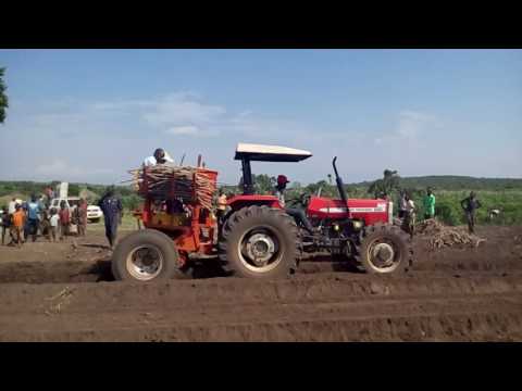 Cassava planter working in Buliisa-Biiso,Uganda,Agri-tt project
