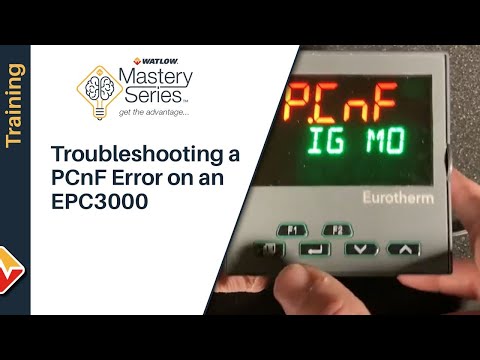 Troubleshooting a PCnF Error on a Eurotherm EPC3000 Programmable Controller