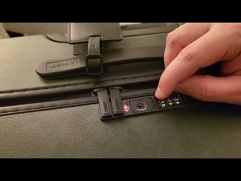 Decoding Away Luggage Suitcase (TSA007 combination lock)