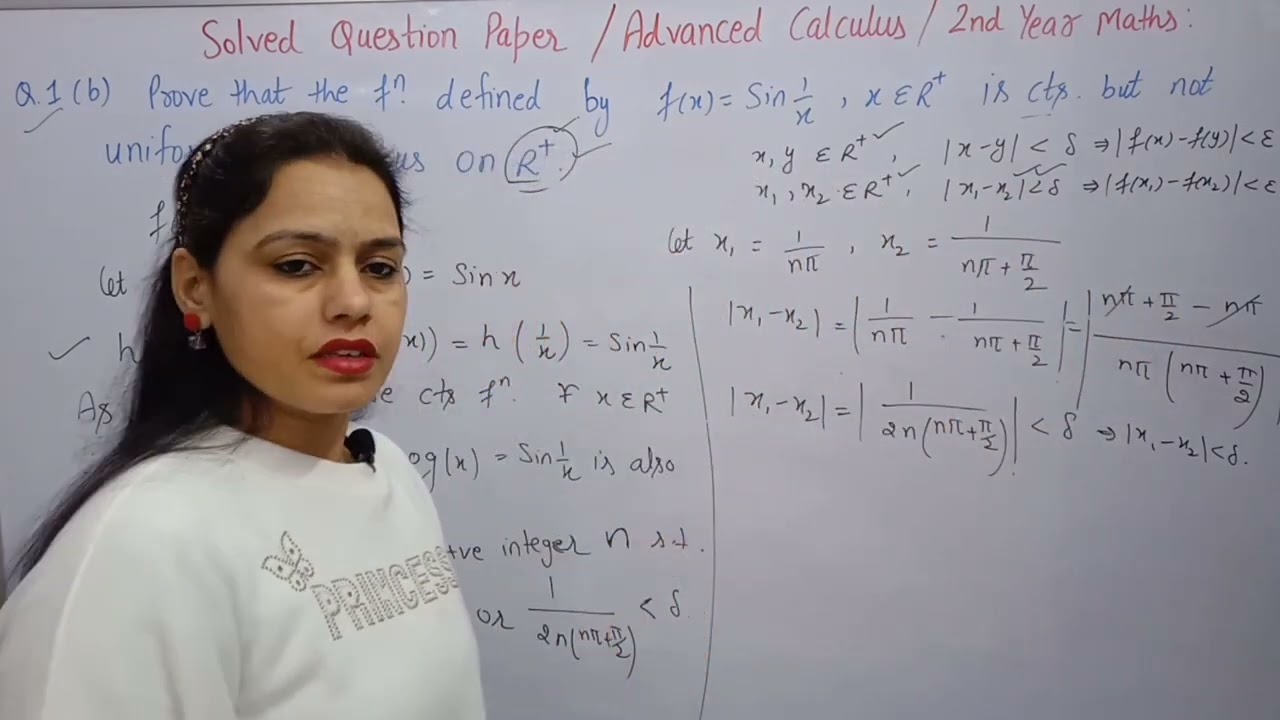 Advanced Calculus || Maths B.A./B. Sc 2nd Year || Past Year Solved Question Paper || New Era Maths