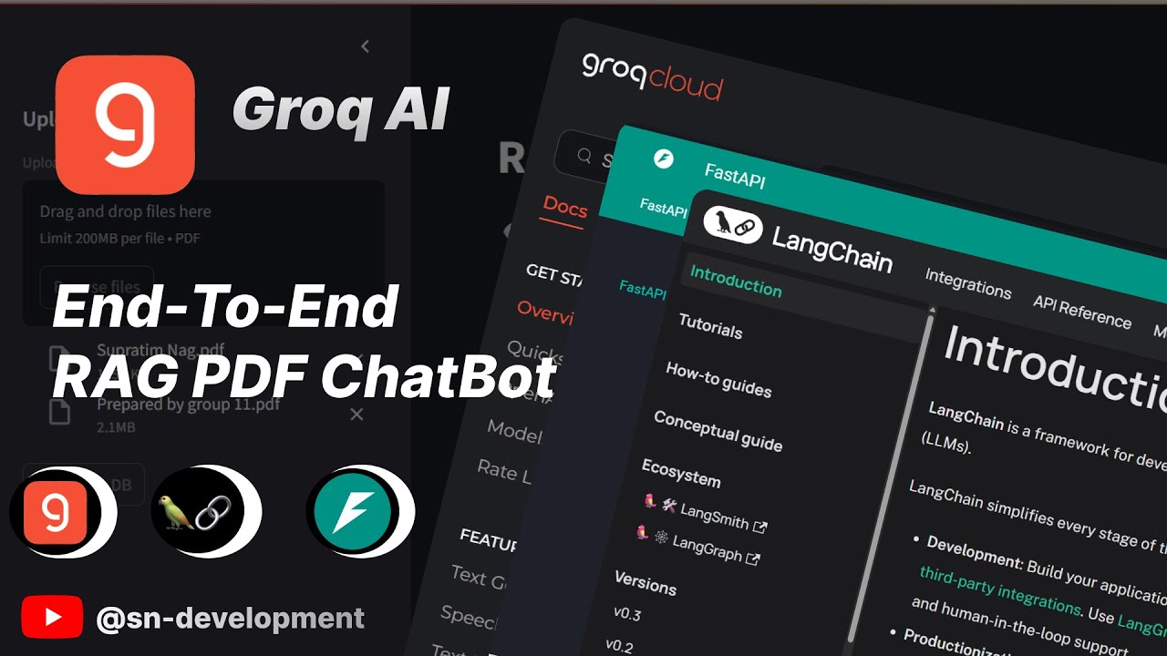 Build a Modular RAG Chatbot with FastAPI, Streamlit & ChromaDB | PDF Chatbot using LLaMA3 + Groq