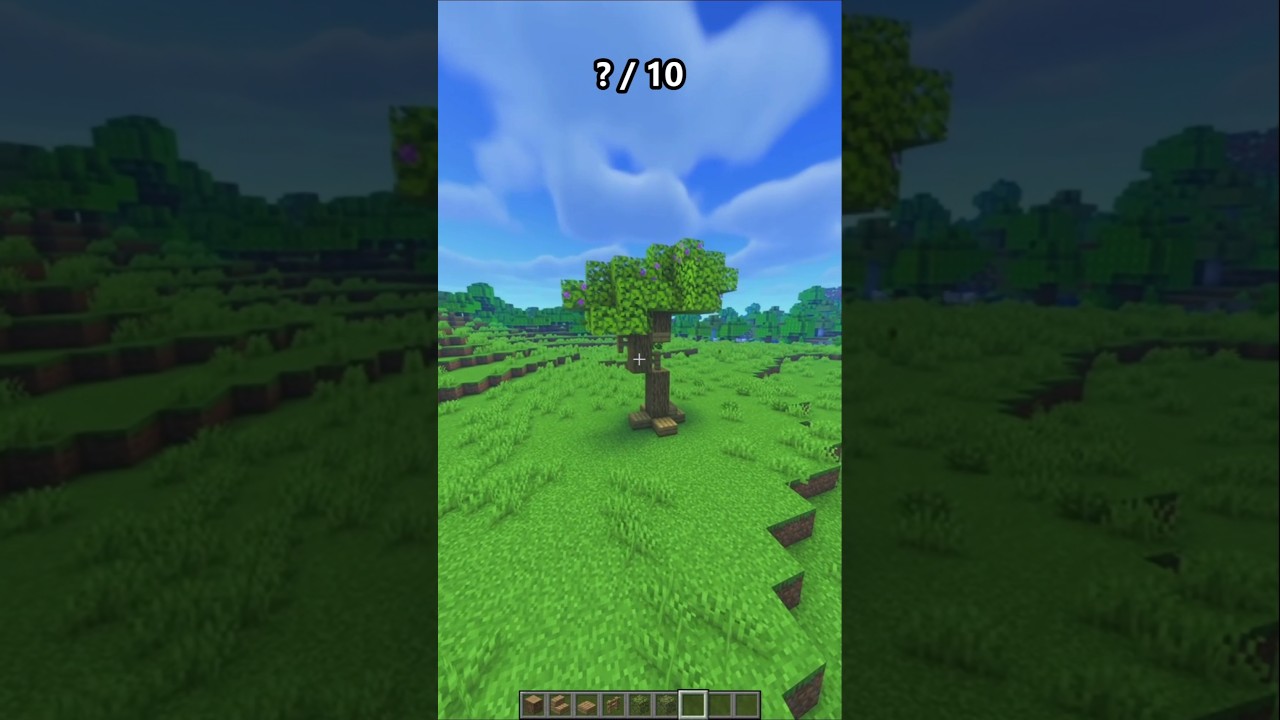 Minecraft Simple Custom Tree Design! 🌲