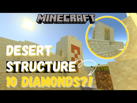 FINDING DIAMONDS IN THE DESERT IN MINECRAFT // Beginner's Survival Guide (Lets Play 1.19) [Ep. 15]