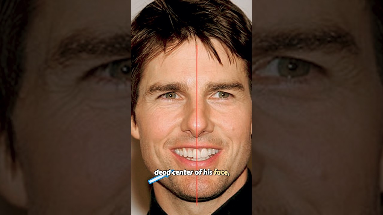 Tom Cruise has a tooth in the dead center of his face