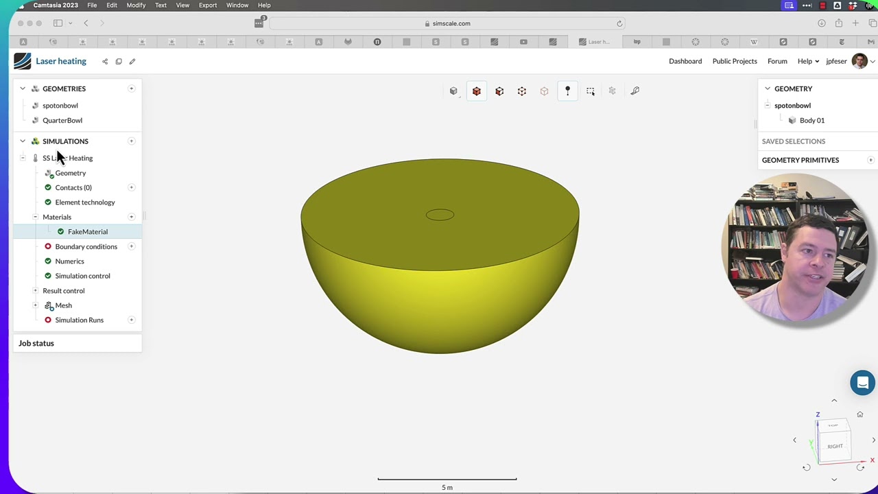 5: Simscale's User Interface