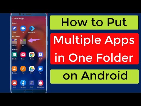 How to Put Multiple Apps in One Folder on Android Phone?