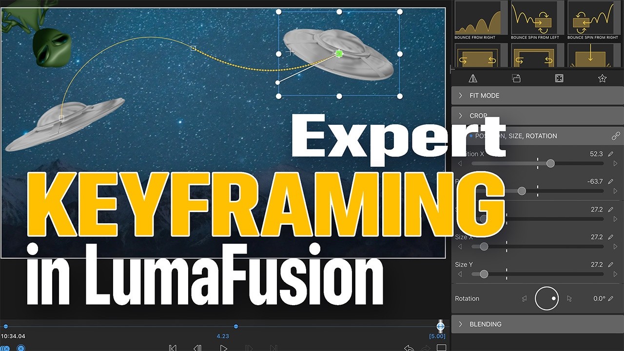 Keyframing Explained (Step-by-Step) — Motion, Easing & Paths in LumaFusion