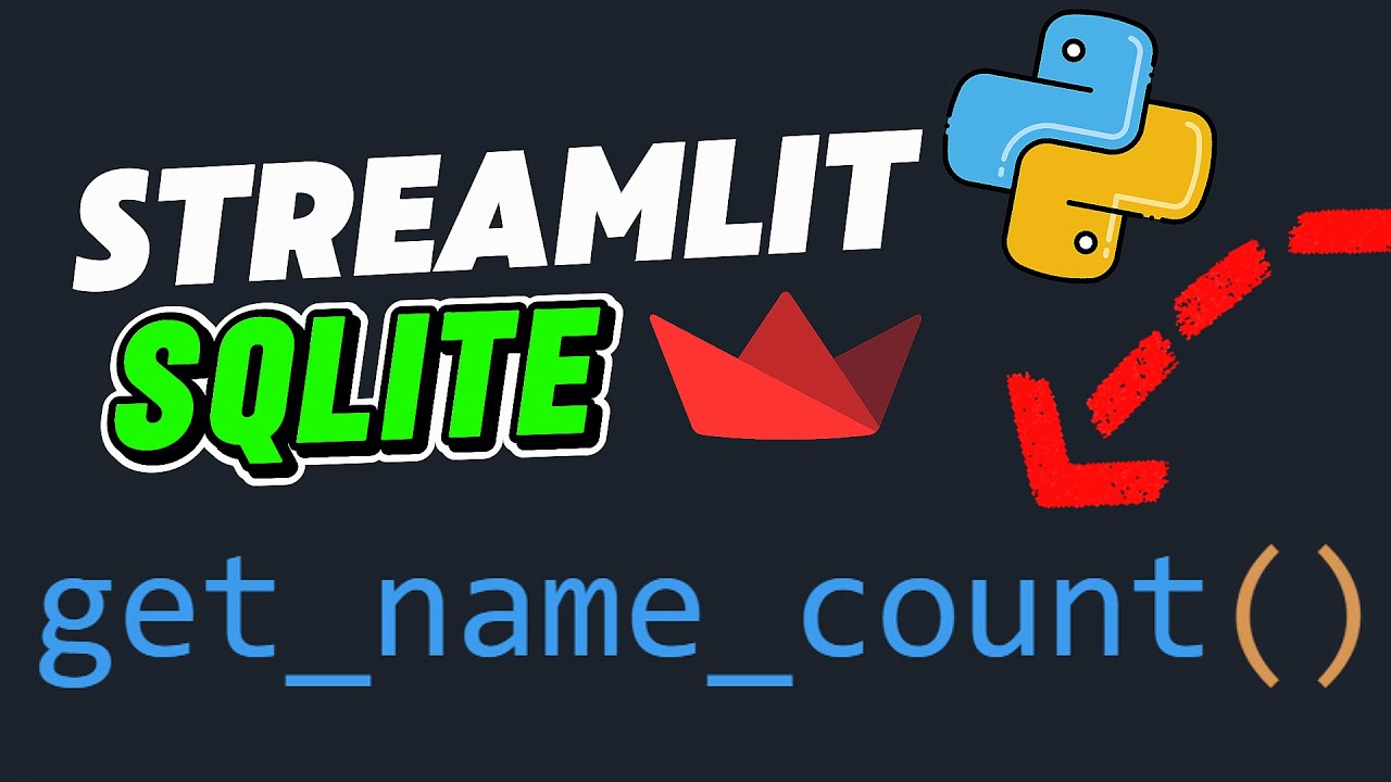 Streamlit + SQLite Tutorial 7: Count and Group Data in Your Python Web App