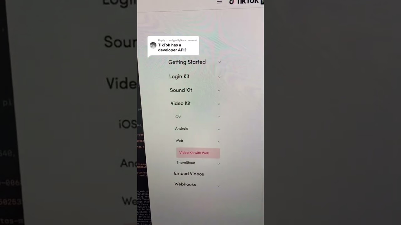 Did you know TikTok had an API?